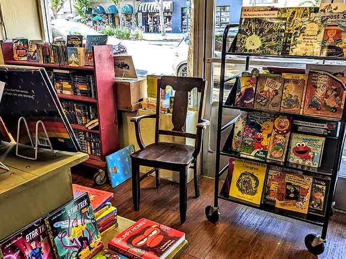 Little readers get their own kingdom here, where picture books and chapter books coexist in colorful, budget-friendly harmony.