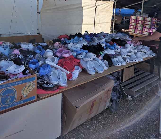 Crocs in every color imaginable prove that comfort footwear has officially conquered all fashion debates, and your feet will thank you later.