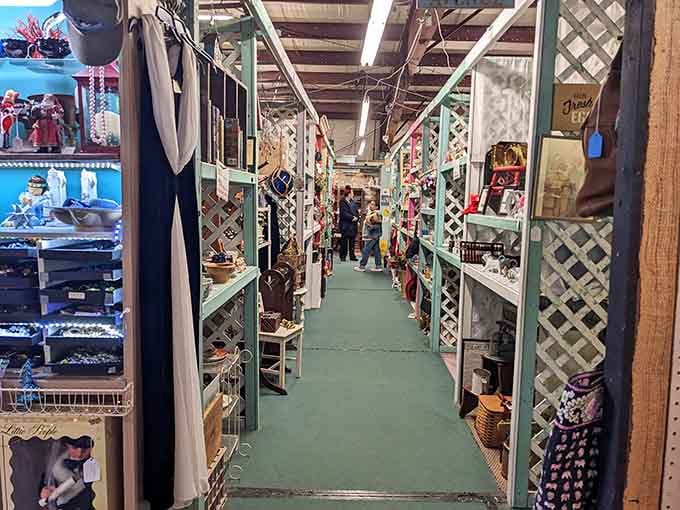 These aisles stretch on like the Yellow Brick Road, except Dorothy would've stopped shopping and never made it home.