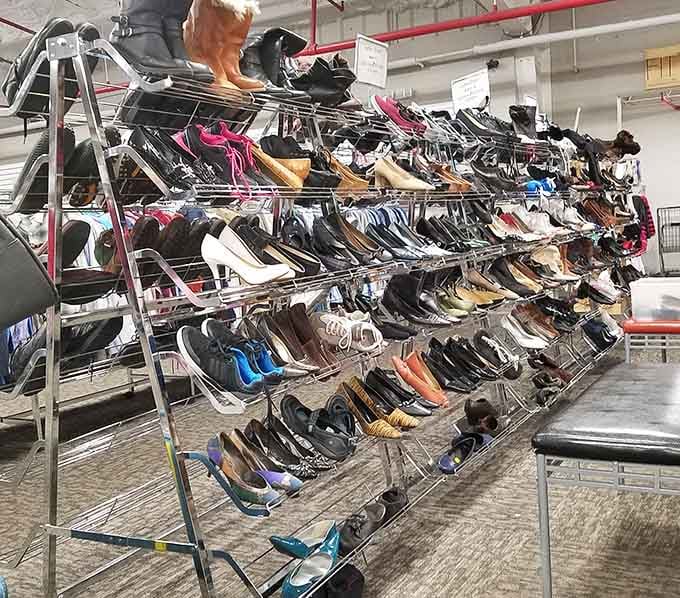 When your shoe collection rivals a department store but costs less than dinner for two, you're winning.