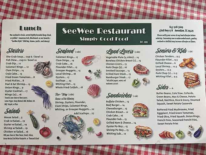 When a menu promises "Simply Good Food," you know they're confident enough to let the cooking do the talking.