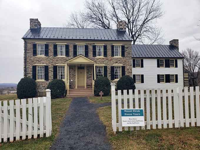 Mount Bleak House stands like a time capsule, proving Virginians have always known how to pick prime real estate.