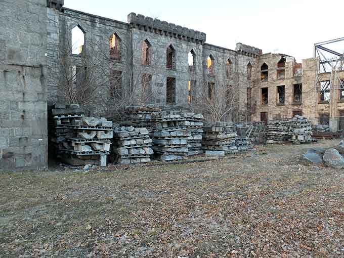 Stacked stones tell stories of preservation efforts keeping history standing, one careful repair at a time.