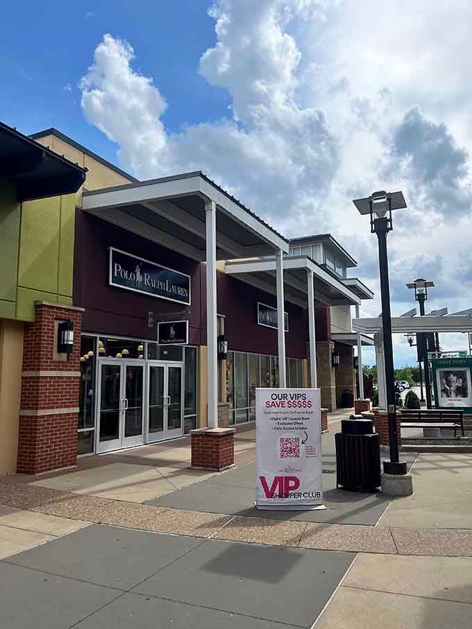 Polo Ralph Lauren brings the country club aesthetic to outlet prices, making everyone feel like old money.