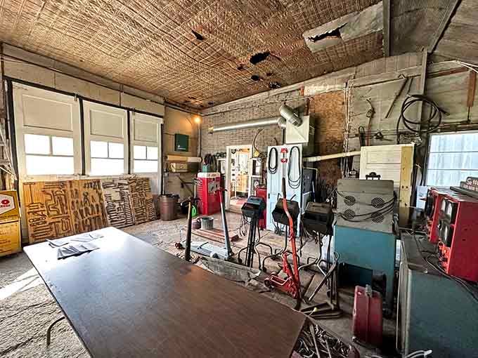 Step inside this garage and you'll find tools that actually required skill to use, not just a computer science degree.