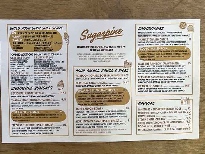 This menu reads like a greatest hits album, and every track is a certified banger.