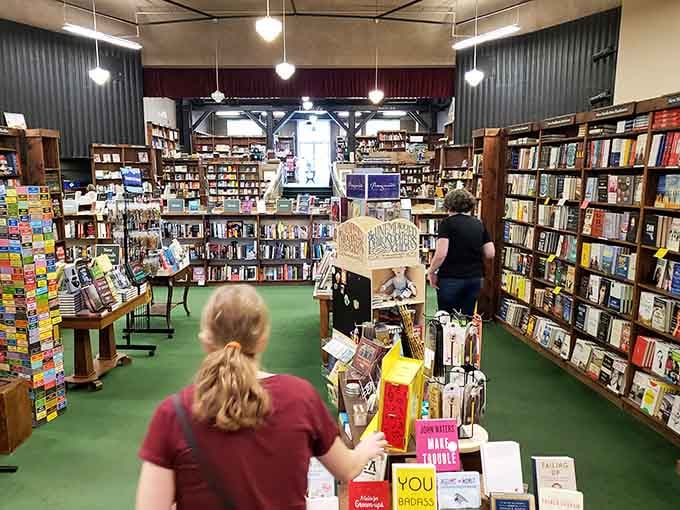 Lost in the stacks, finding your way out becomes optional when surrounded by this many stories waiting to be discovered.