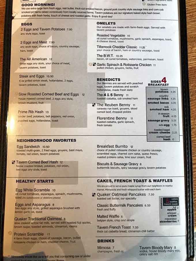 This menu reads like a love letter to breakfast, with enough variety to keep you coming back for weeks.
