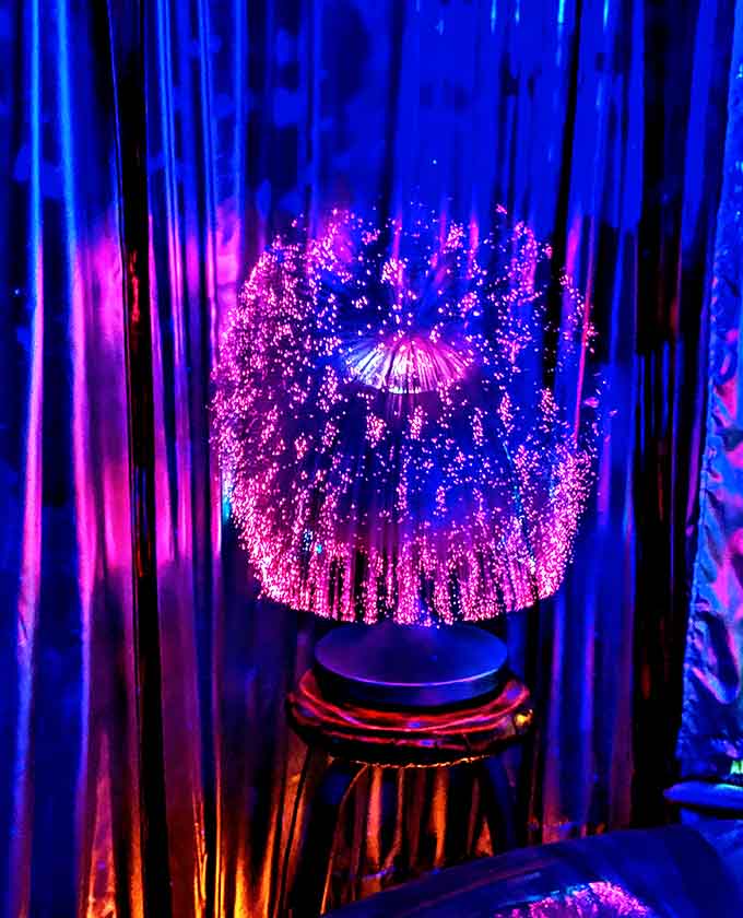 Remember lava lamps? This is what happens when they go to art school and get really ambitious.