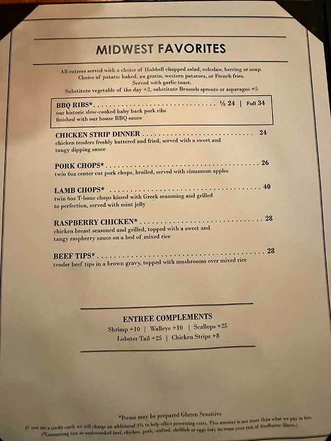 The menu reads like a greatest hits album of Midwest comfort, no skips, all bangers, every single track.