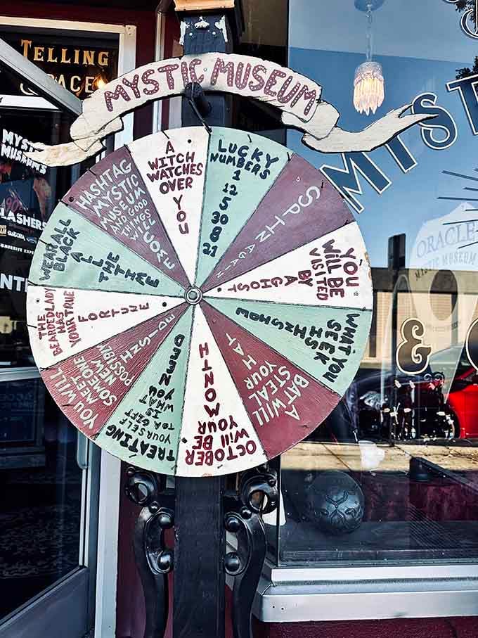 Spin the wheel and let fate decide your fortune, just like the carnival games of yesteryear but delightfully spookier.