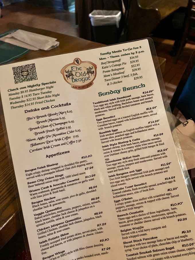 Sunday brunch options that read like a greatest hits album, from traditional Irish breakfast to creative American twists.