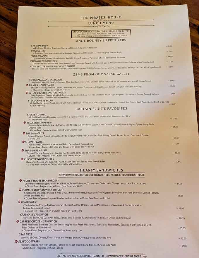 This menu reads like a love letter to Low Country cuisine, with enough options to satisfy landlubbers and seafarers alike.