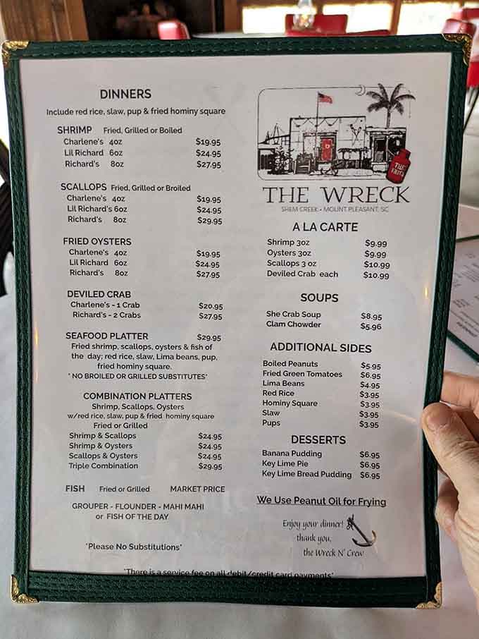 This menu is refreshingly honest: fresh seafood, simple preparations, no substitutions, and absolutely no apologies for perfection.