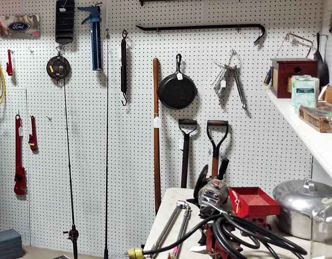 Tools with stories to tell &ndash; that cast iron skillet has probably fried more eggs than most diners in Indiana.