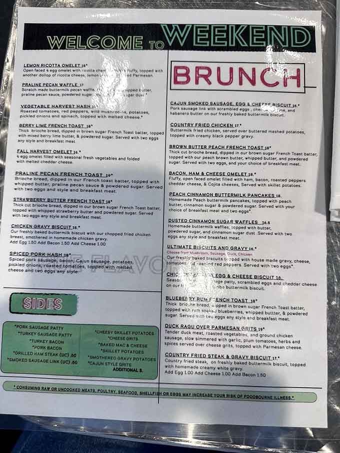 This menu reads like a greatest hits album where every track is a chart-topper you actually want to hear.