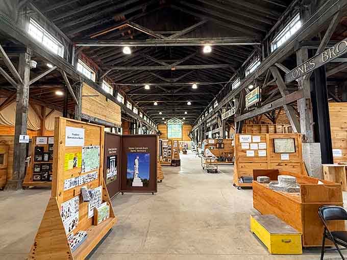 Inside the Vermont Granite Museum, industrial heritage becomes art gallery, where the tools of yesterday tell stories that shaped Vermont's identity.
