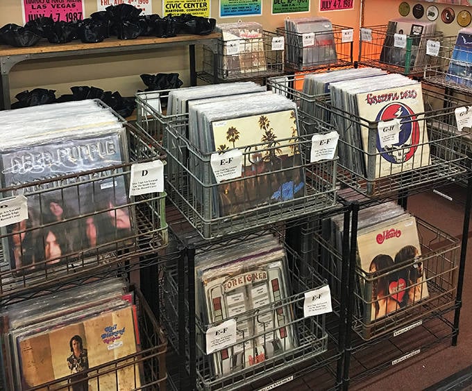 Vinyl enthusiasts, rejoice! From Deep Purple to Beach Boys, these alphabetized treasures await your fingertips and turntables.