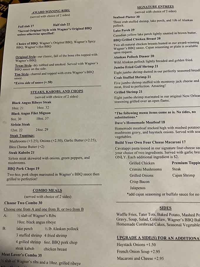 The menu reads like a greatest hits album of barbecue, and every track is a certified banger.