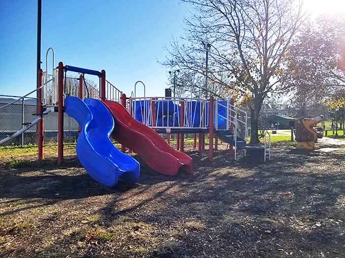 These colorful slides aren't just for kids&mdash;they're time machines to when your biggest worry was who got the red one first.
