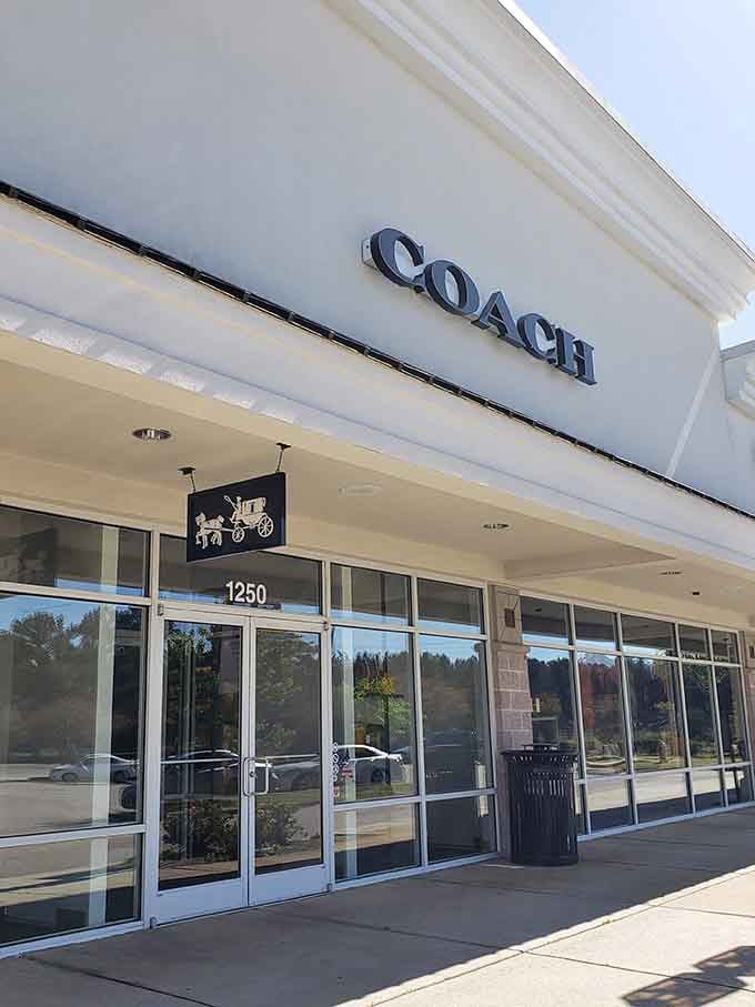 Coach delivers that leather goods luxury without requiring you to explain the credit card statement to anyone later.