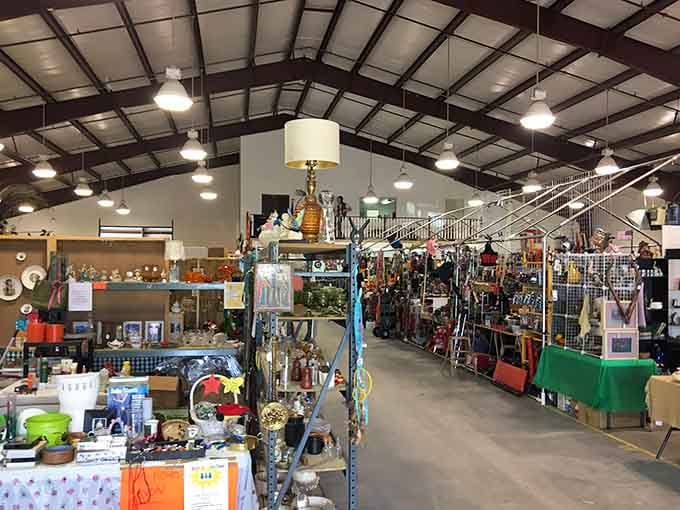 Step inside and the treasure hunt begins! High ceilings and organized chaos create the perfect backdrop for unexpected discoveries.