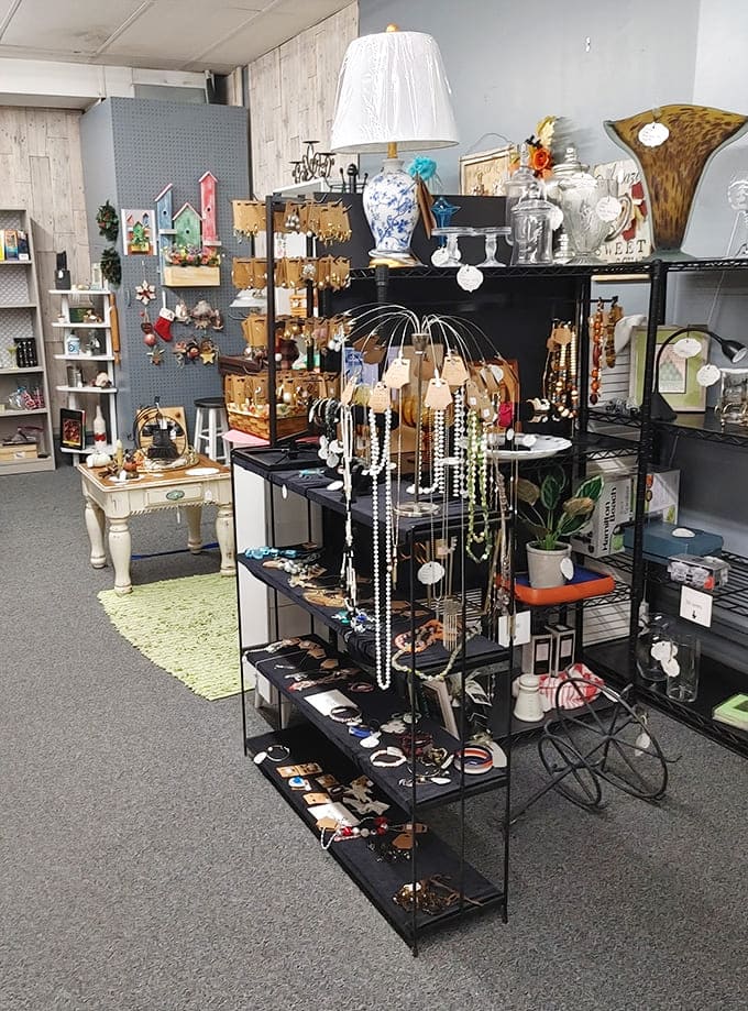 Jewelry displays that would make a pirate's chest look understocked &ndash; treasures waiting for their next chapter.