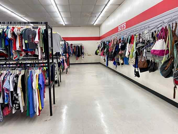 Clean, organized aisles await the patient explorer. This isn't just shopping&mdash;it's a quest where persistence pays off in unexpected discoveries.