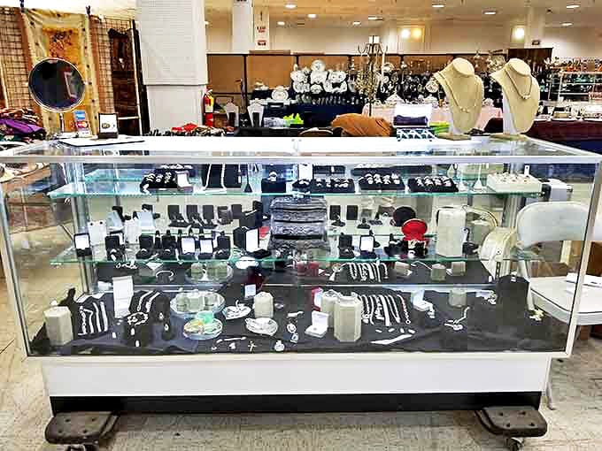 Jewelry cases that make you wonder if your grandmother's "costume pieces" might actually fund your retirement. Time for an attic expedition!