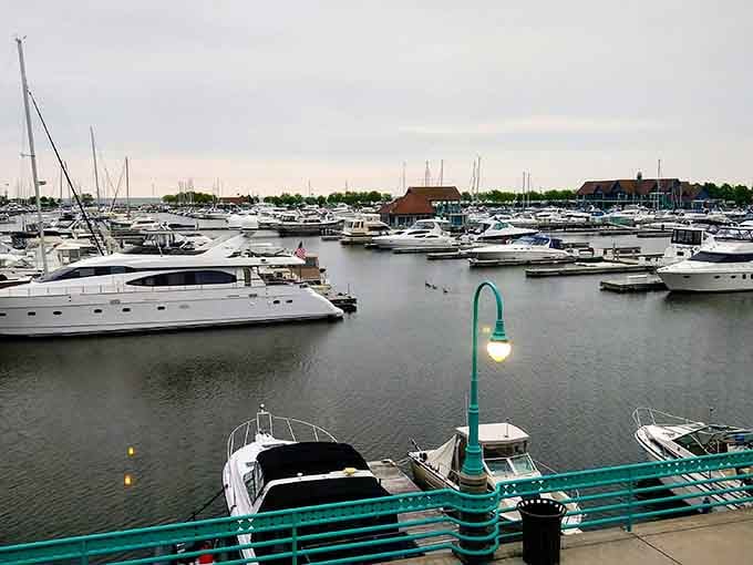 The marina showcases Racine's relationship with Lake Michigan&mdash;where boat owners live the dream while the rest of us enjoy the view for free.