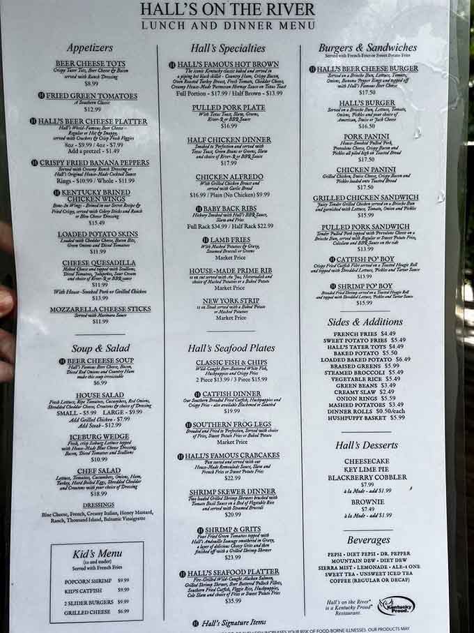 This menu reads like a greatest hits album of Southern comfort food and fresh seafood classics.