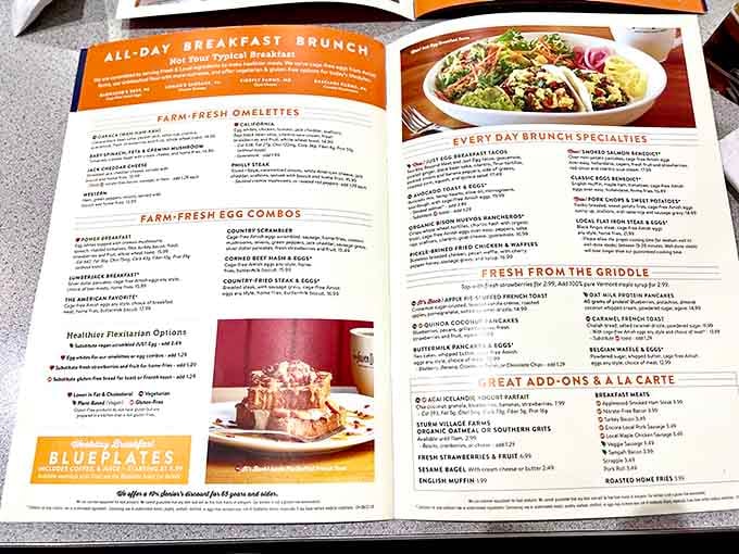This menu is thicker than a phone book, remember those, and packed with more delicious decisions than you can handle.