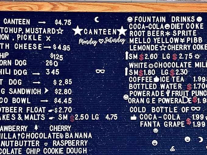 This menu board is like finding an original vinyl record in a world of digital downloads&mdash;authentic, unchanged, and absolutely perfect.