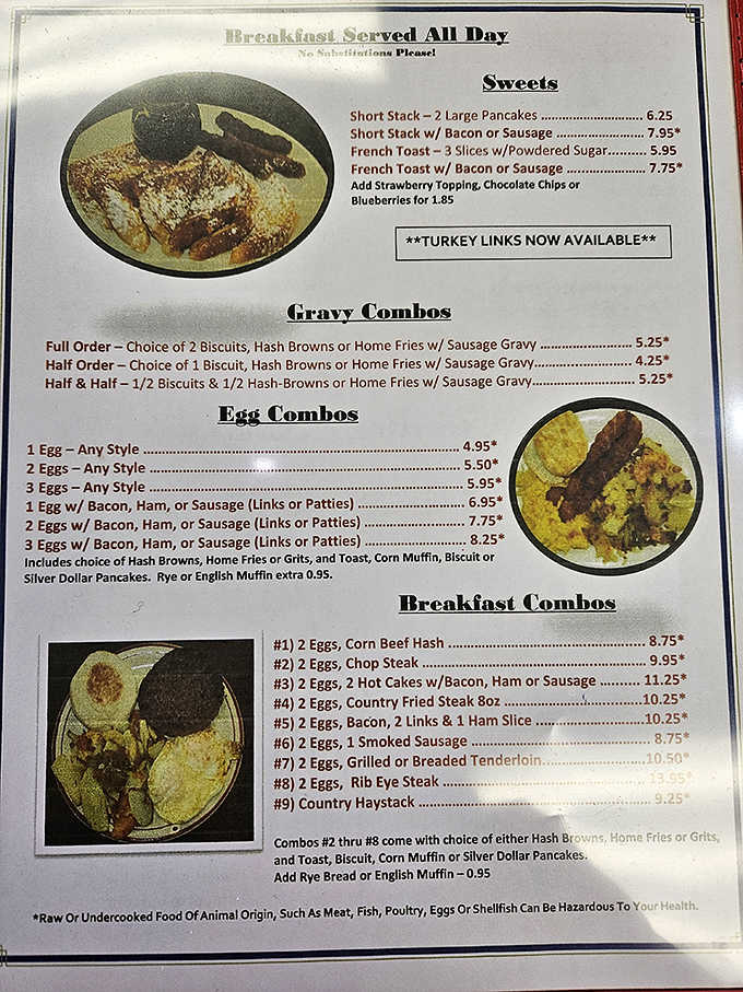 The menu at B&N reads like poetry to hungry souls. "Breakfast Served All Day" might be the four most beautiful words in English.