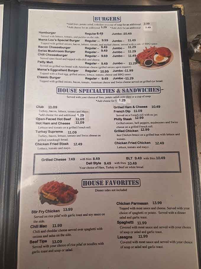 A menu that doesn't need fancy fonts or pretentious descriptions&mdash;just honest food that's been satisfying Oklahomans for generations.