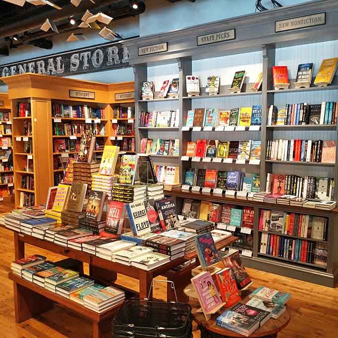 The "General Store" section proves that bookstores can be wonderlands where every shelf holds a new adventure waiting to happen.
