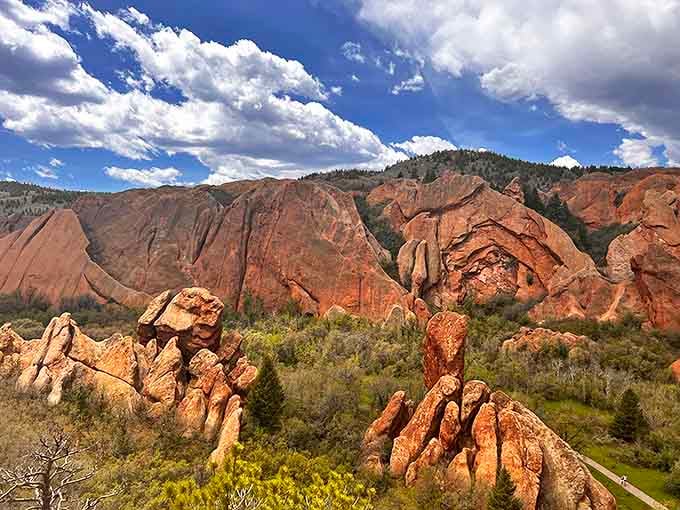 Mother Nature's art gallery where every formation tells a story older than your grandmother's secret recipe collection.