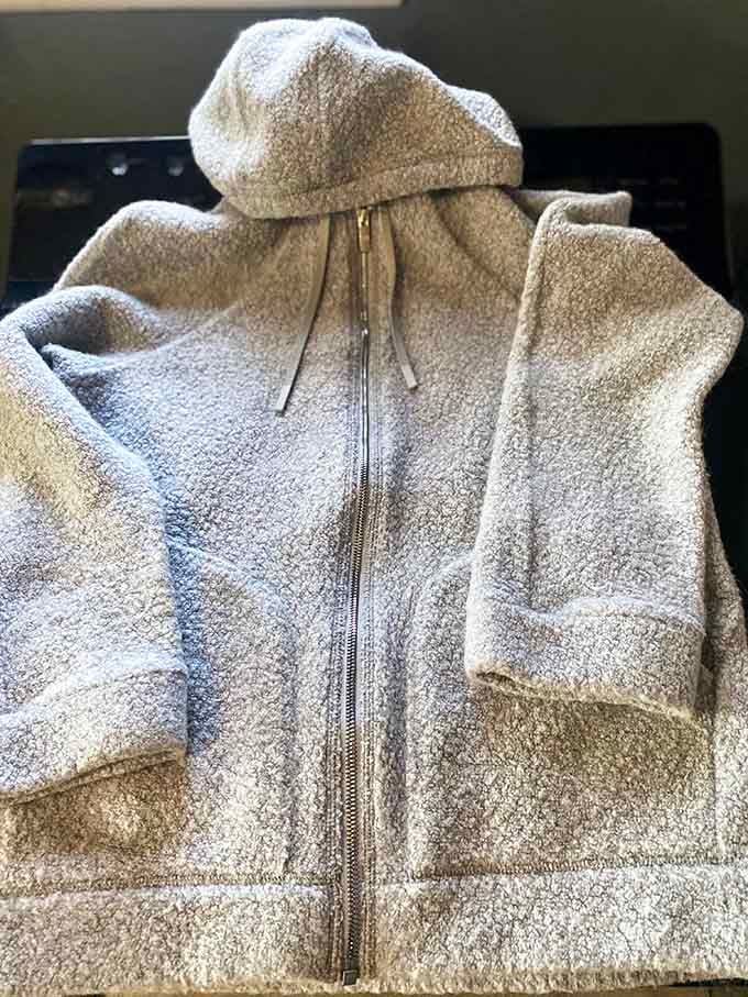 Cozy doesn't begin to describe this cloud-like fleece jacket. It's like wearing a warm hug that somehow makes you look stylish.