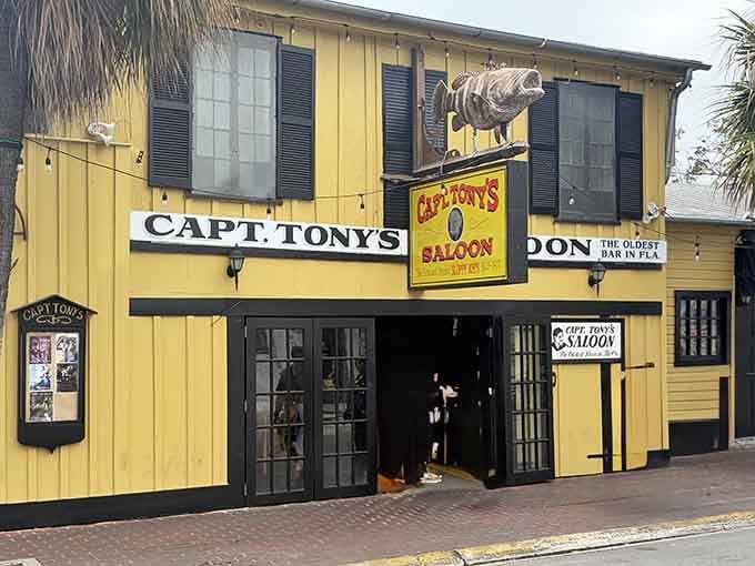 That wooden grouper has been watching over Key West's thirstiest patrons since your parents were young.
