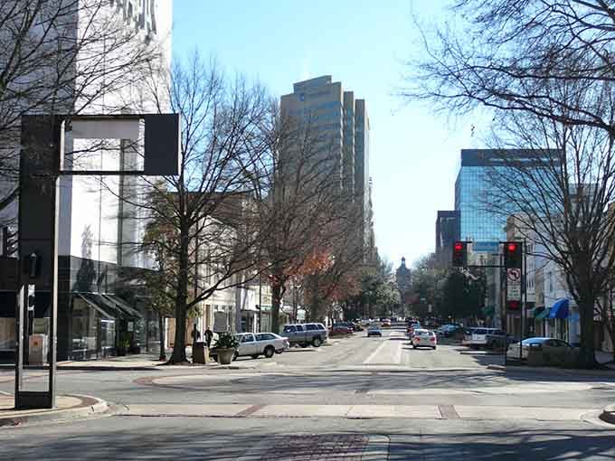 Modern towers meet winter trees in this capital city where affordable living comes with big-city perks.
