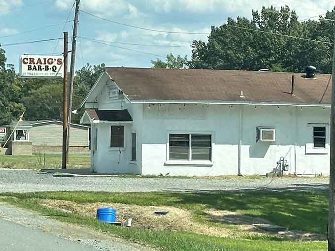 Craig's Bar-B-Q looks like a house that decided to serve incredible food. That humble white building holds smoky secrets worth driving miles to discover.