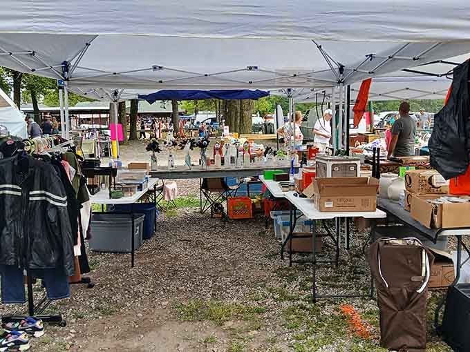 Greenlawn Grove's open-air marketplace invites exploration. Where else can you find board games, blue jeans, and bygone treasures all in one spot?
