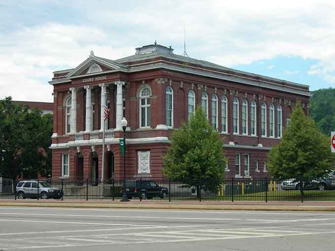 That courthouse stands proud like it's guarding secrets from a century of small-town drama and triumph.