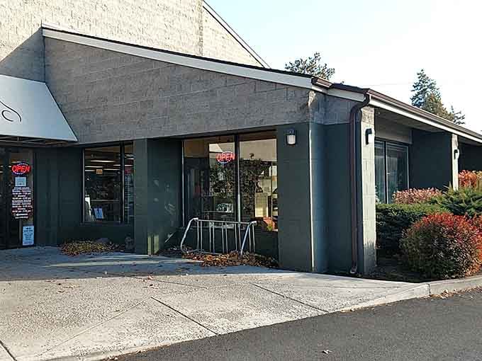 That modern angular roofline houses decades of treasures waiting to find their next loving home.