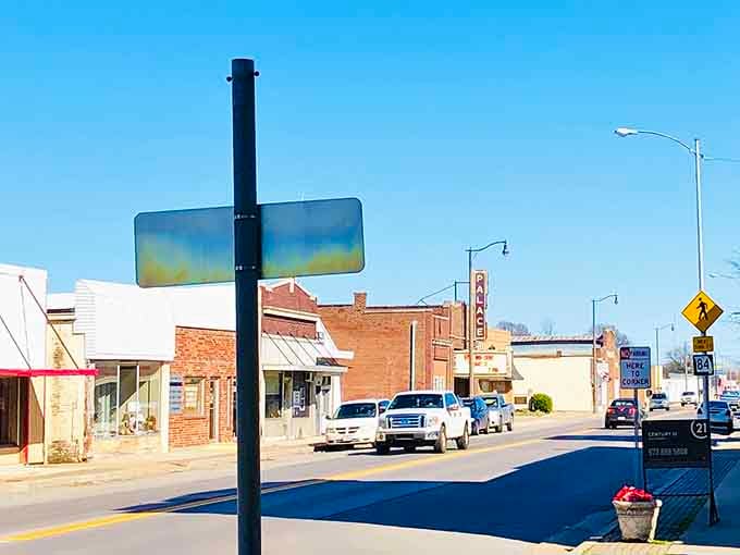 Stroll down this friendly, sun-drenched street to discover charming local storefronts and a touch of historic small-town character.