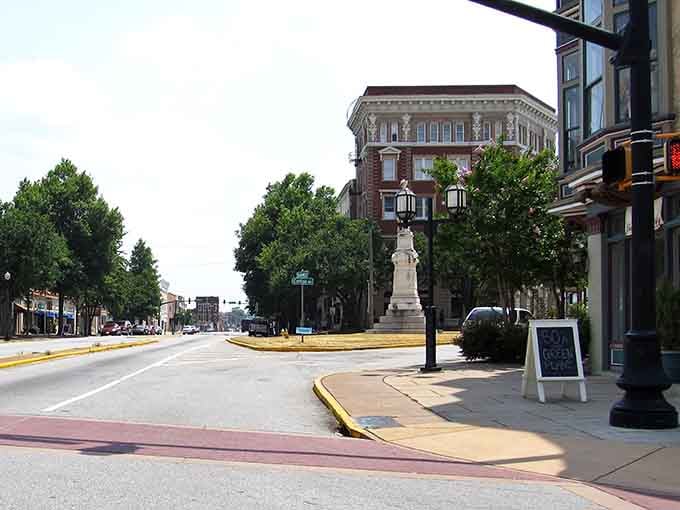 Tree-shaded boulevards and stately brick buildings prove that elegance doesn't require a trust fund to enjoy.