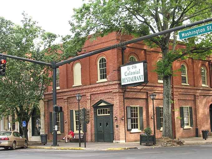 This brick beauty houses a restaurant where history meets hospitality, and the walls have witnessed generations of good meals.