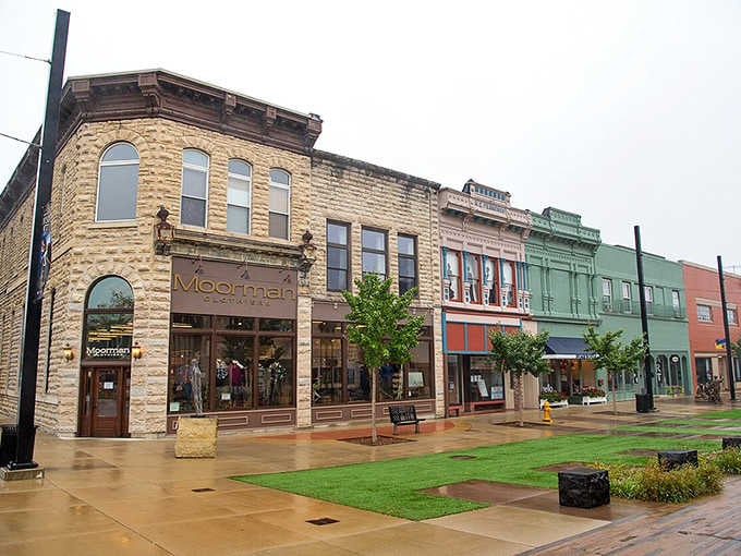 Mason City's architectural treasures stand proudly on rain-slicked streets, offering beauty and history at prices that won't break the bank.