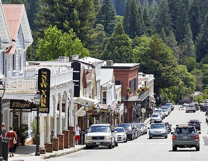 Nevada City's historic district looks like it was designed by a committee of Gold Rush miners and Instagram influencers&mdash;somehow it works perfectly.