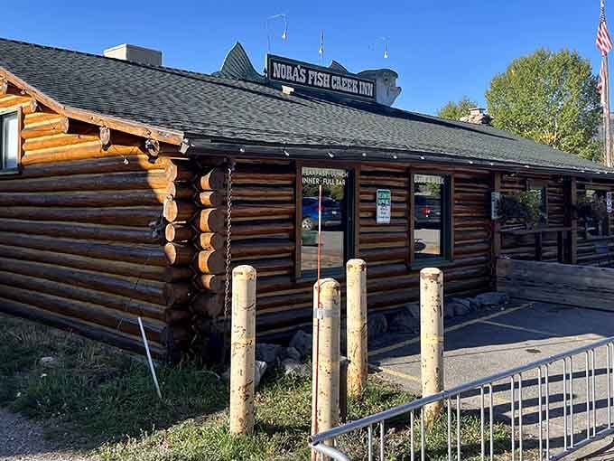 Nora's Fish Creek Inn looks like someone dropped a fishing cabin in the woods and decided to serve James Beard-worthy food inside. Spoiler alert: they did!